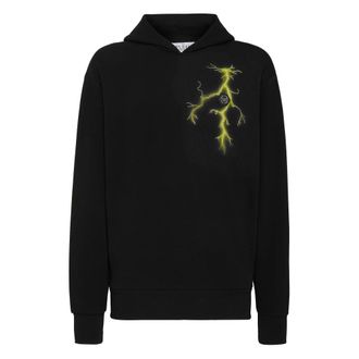 Philipp Plein Hooded Sweatshirt Gothic - - Sweatshirts & Hoodies - Herren - Schwarzk - 2XL