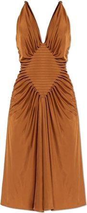 Versace Femme, Robes, Brun, Taille: 38 FR Robe Nuisette en Satin