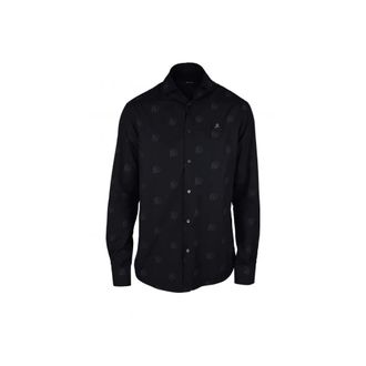Philipp Plein Homme, Chemises, Noir, Taille: XL Chemise en coton ray&eacute;