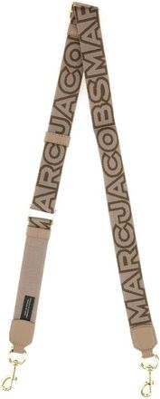 Marc Jacobs Femme, Sacs, Gris, Taille: ONE Size The Thin Outline Logo Webbing Strap