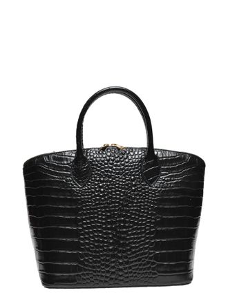 Isabella Rhea Schwarz Rindsledertasche