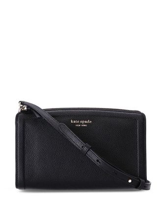 Kate Spade New York sac à bandoulière Knott en cuir - Noir