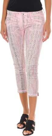Met Slim Fit Denim Capri Hose - - Jeans - Damen - Rosa - W31