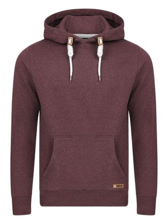 Riverso Herren Kapuzenpullover RIVLuca Hoodie Sweatshirt Pullover Kapuze K&auml;ngurutaschen Regular Fit Einfarbig Baumwolle Rot 3XL, Gr&ouml;&szlig;e:3XL, Farbe:Dark Red (15