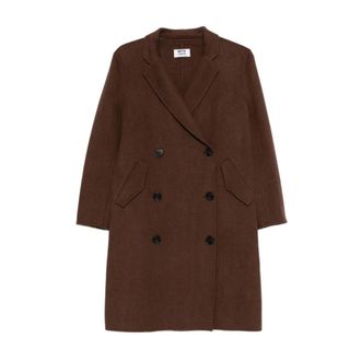 Betta Corradi Zweireihiger Mantel - - Coats - Damen - Braun - XS