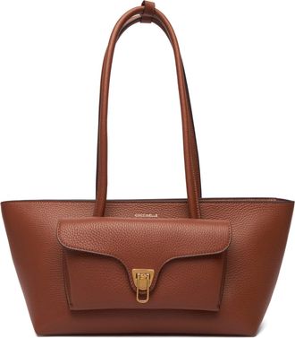 Coccinelle Handtasche Coccinelle T8A Coccinelle Double Beat E1 T8A 11 03 01 Braun