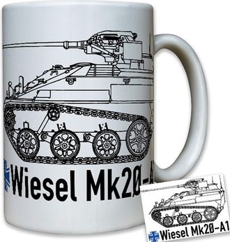 Copytec Wiesel Mk20 A1 Bundeswehr Kettenfahrzeug Waffenträger Bw - Tasse 7975