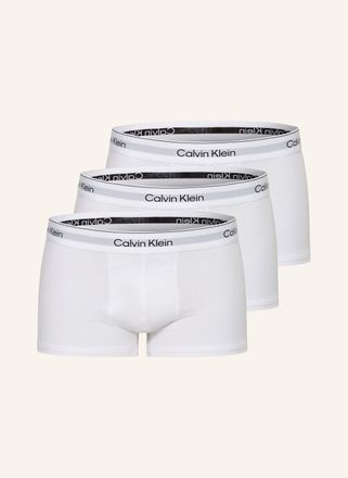 Calvin Klein 3er-Pack Boxershorts Icon Cotton Stretch Low Rise weiss