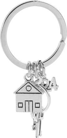 Supvox Porte-Cl&eacute;s en Alliage M&eacute;tallique pour Pendaison de Cr&eacute;maill&egrave;re Pendentif Paquet &agrave; Dos D&eacute;coratif Unique Pr&eacute;sent Nouvelle Maison pour Amis Accessoire Or