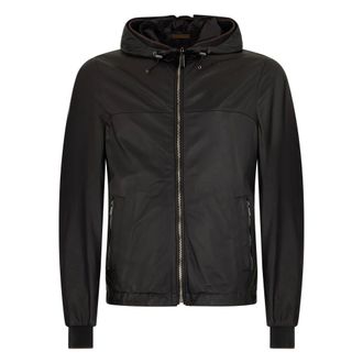 Moorer Homme, Vestes, Noir, Taille: S Veste &agrave; capuche