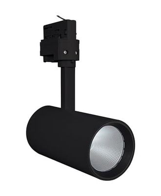 Ledvance LED Stromschienen-Spotlight | Leuchte für Innenanwendungen | Warmweiß | 75,0 mm x 255,0 mm | TRACKLIGHT SPOT D75 25W Black
