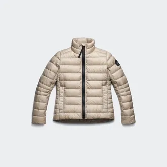 Canada Goose Cypress Jacke mit Black Disc (Weiblich, Limestone, M)