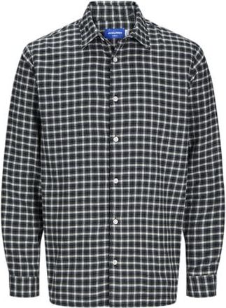 Jack & Jones Jorjoshua Chemise à Carreaux en Flanelle Taille Loisirs, Marron, XL Homme