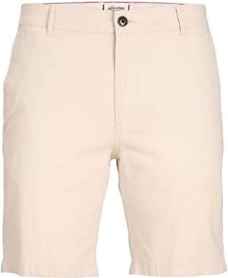 Jack & Jones JPSTDAVE JJLINEN Shorts AKM Chino, Moonbeam, XL pour des Hommes