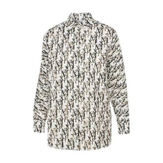 Max Mara Bohemian Oversized Baumwollhemd - - Blouses & Shirts - Damen - Wei&szlig; - XS