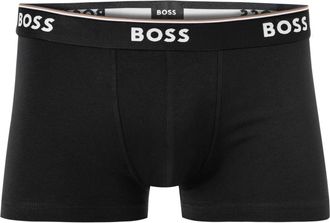 HUGO BOSS Herren Trunks schwarz Baumwolle & Mix unifarben