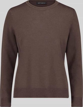 Betty Barclay Pullover mit gerippten Abschl&uuml;ssen Modell LT NOVEMBER