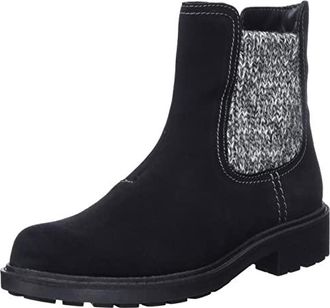 Clarks Femme Bleu Ciel Opale Botte Tendance, Black SDE, 38 EU