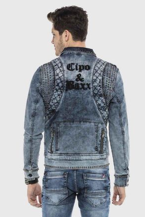 Cipo & Baxx Jeansjacke JEANS JACKET im washed Look