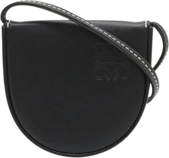 Loewe Pre-owned Anagram Calf Leather Mini Shoulder Bag - Femme - Pre-owned - Noir - Taille: ONE Size