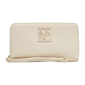 A|X Armani Exchange Damen Geldb&ouml;rse mit Rei&szlig;verschluss in Burgund - - Accessories - Damen - Beige - L