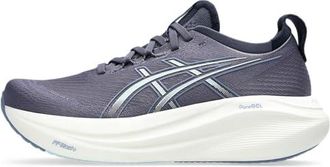 Asics Asics Chaussures de Course Gel-Nimbus 27 pour Femme, Brume Indigo/Gris Froid, 38 EU