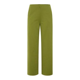 Ichi Ichi - Pantalon - Femme - Pantalons - Vert - Taille: 36 FR
