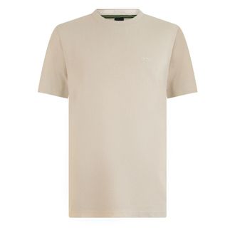 HUGO BOSS Baumwoll-T-Shirt mit kurzen &Auml;rmeln - - Tops - Herren - Beige - S