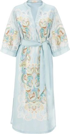 Ivi Seaside Collection Ivi, Femme, Robes, Multicolore, Taille: 40 FR Embellished Lace Dress