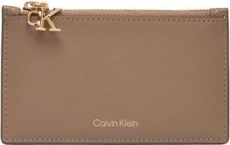 Calvin Klein Kreditkartenetui Ck Zip Cardcase 6Cc LV04F1076G Beige