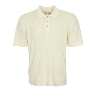 Edmmond Studios Edmmond Studios, Homme, Tops, Beige, Taille: XL Chemise Polo Tricot Sunset