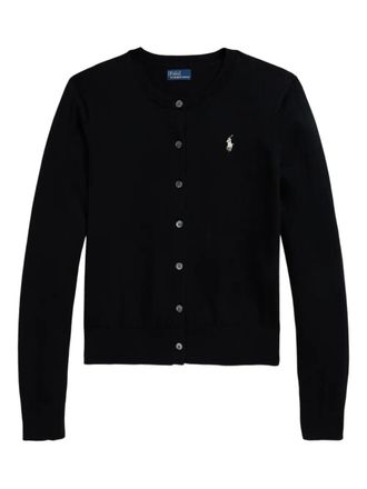 Polo Ralph Lauren cardigan &agrave; boutonni&egrave;re - Noir