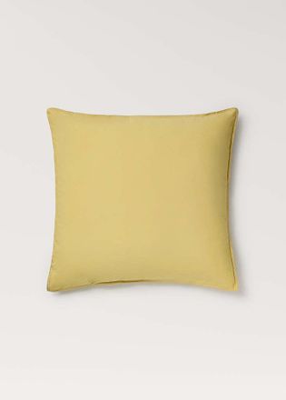 Mango Taie doreiller enfant coton lav&eacute; double surpiq&ucirc;re 60x60 cm moutarde - Home - 60x60cm - MANGO HOME