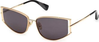 Max Mara Lunettes de soleil Menton-3 - Femme - Accessoires - Jaune - Taille: 58 MM