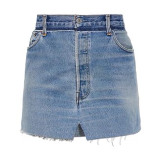 VETEMENTS Vintage-Effekt Jeansrock - - Skirts - Damen - Blau - M