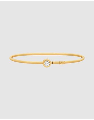 Michael Kors Solitaire Drahtarmreif-Armband in Gold