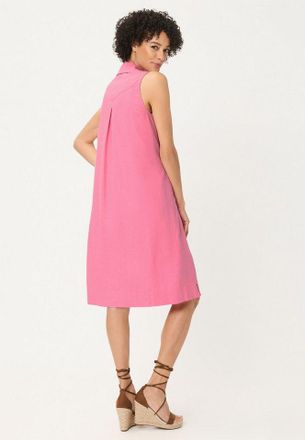 Olsen Midikleid Kleid mit Hemdkragen