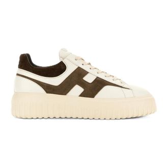 Hogan Homme, Chaussures, Beige, Taille: 40 1/2 EU H-Stripes Baskets