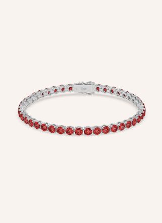 VEYNOU Veynou Tennisarmband Velvet Aus 14 Karat Recyceltem Wei&szlig;gold Und 7,20ct. Rubine silber