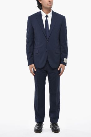 Corneliani CC COLLECTION Anzug aus Schurwolle mit Pattentaschen Corneliani
