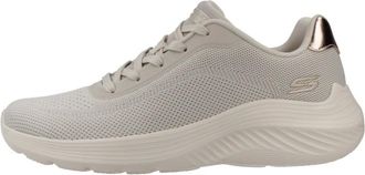 Skechers Femme, Chaussures, Beige, Taille: 41 EU Bobs Sport Squad Waves - Current Look