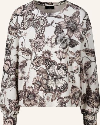 Monari Monari Sweatshirt Mit Schmucksteinen beige