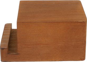 NUOBESTY OSALADI Braunes Tragbares Vinyl schallplattenregal aus Holz Kompakter Tisch Organizer Stabiler Schallplatten aufbewahrungsst&auml;nder f&uuml;r B&uuml;ro Schule und 