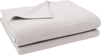 Zoeppritz Zoeppritz Soft-Fleece-Decke Polarfleece-Decke mit H&auml;kelstich, flauschige Kuscheldecke, Farbe: 090 clay, Ma&szlig;e: 160x200 cm, 103291-090-160x200