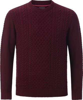 Jan Vanderstorm Herren Pullover Bjornstrom dunkelrot, 64/66