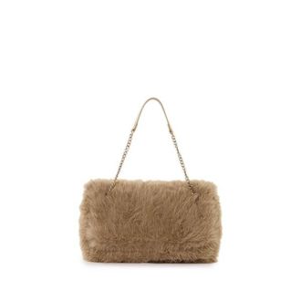 Au Printemps Paris Sac &agrave; bandouli&egrave;re en fausse fourrure