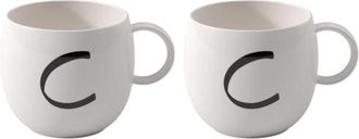 like. by Villeroy & Boch Letters Becher C 13x10x8cm (Packung mit 2)