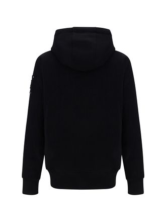 Moose Knuckles Mens Bunny Hooded Sweatshirt Black Polyester; Cotton Jacket