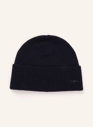 HUGO BOSS Cashmere-M&uuml;tze Honesto blau