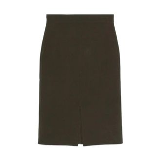 Joseph Safir Kompakter Milano Strickrock - - Skirts - Damen - Gr&uuml;n - S